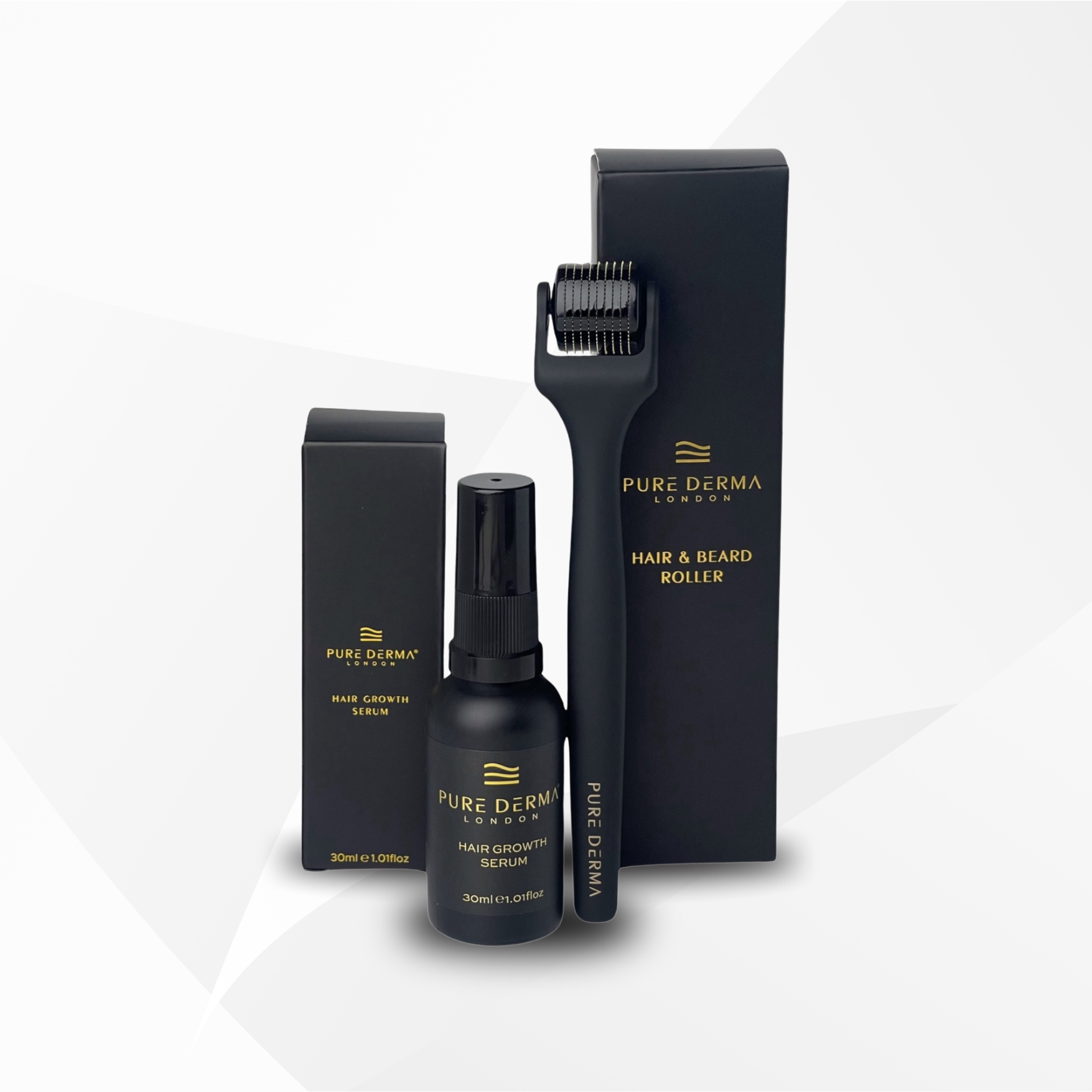 4 in 1 Hair Growth Kit with Microneedling Technology – Pure Derma London